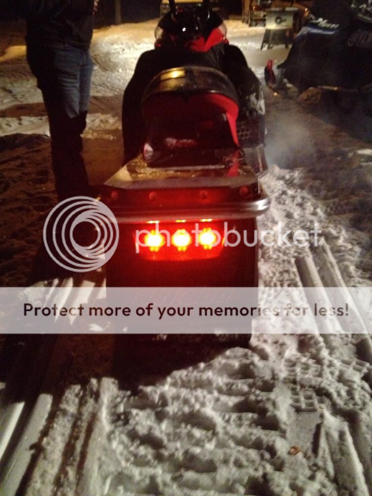 My solution for losing the tail light rack, pics | Ski-Doo Snowmobiles ...